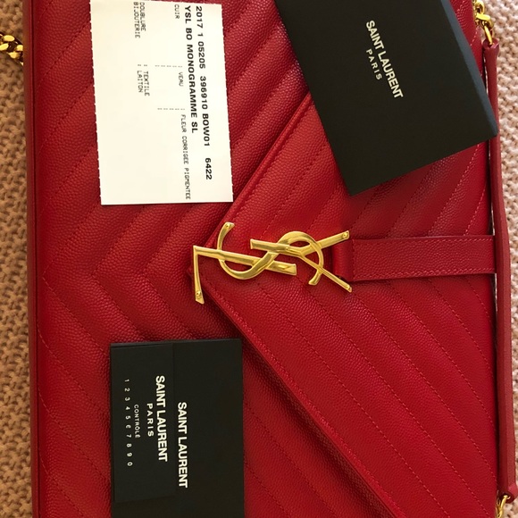 Yves Saint Laurent | Bags | Yves Saint Laurent Shoulder Bag Satchel ...